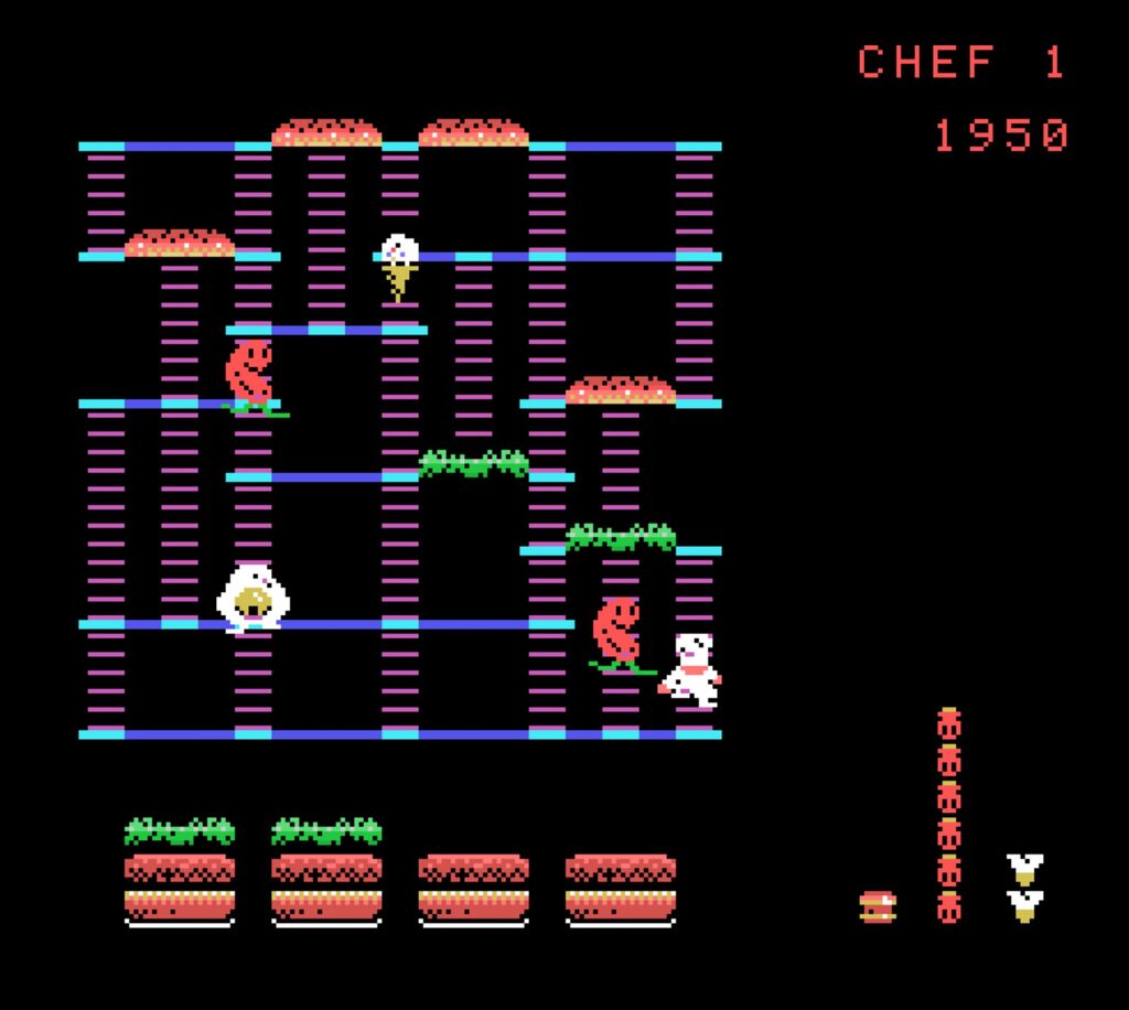 Burger Time Arcade - Retro Review and Video from RetroGamesNow