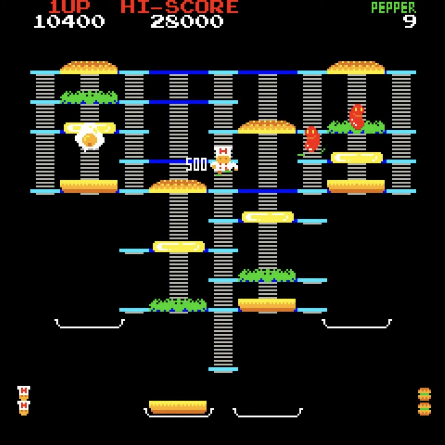 Burger Time Arcade - Retro Review and Video from RetroGamesNow