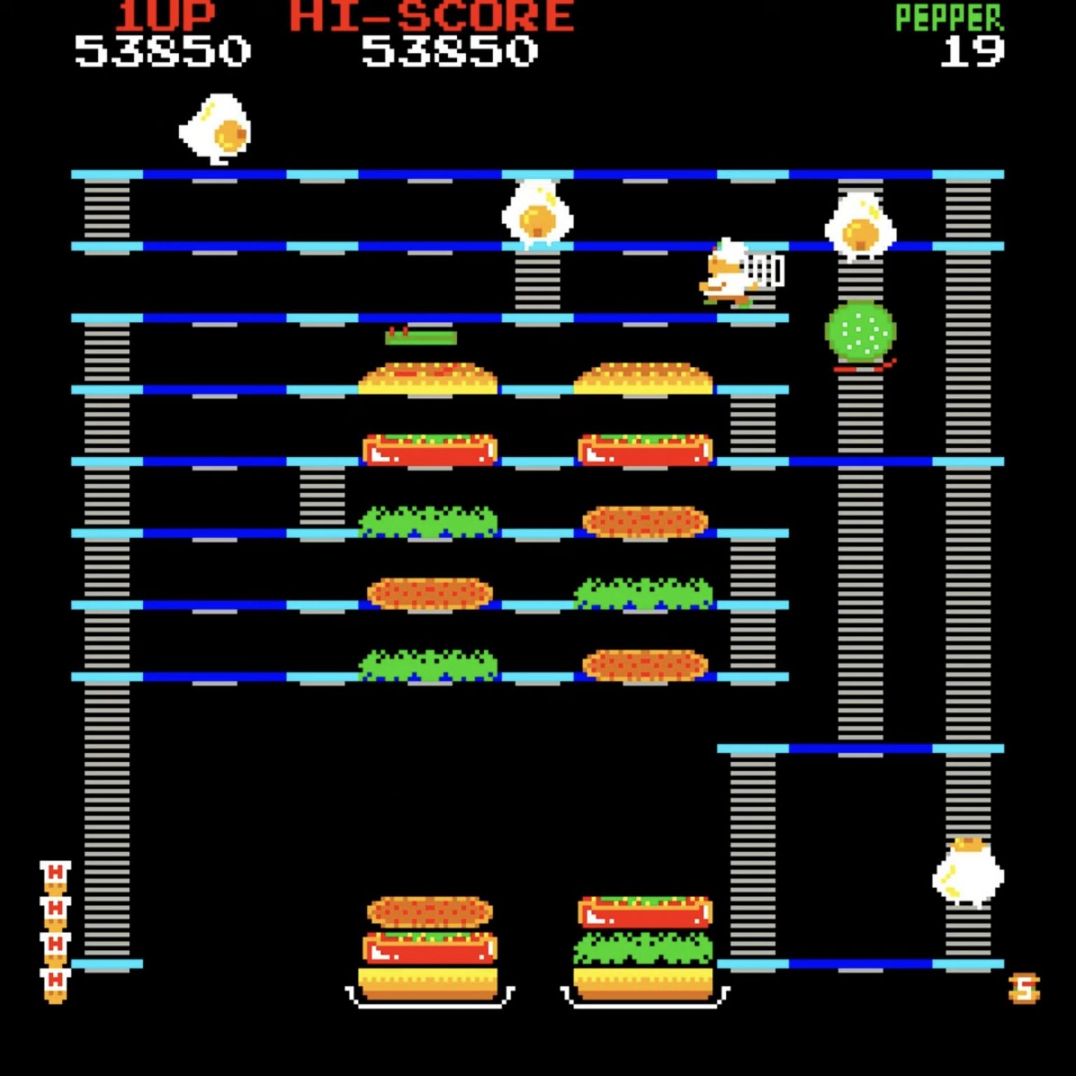 Burger Time Arcade - Retro Review and Video from RetroGamesNow