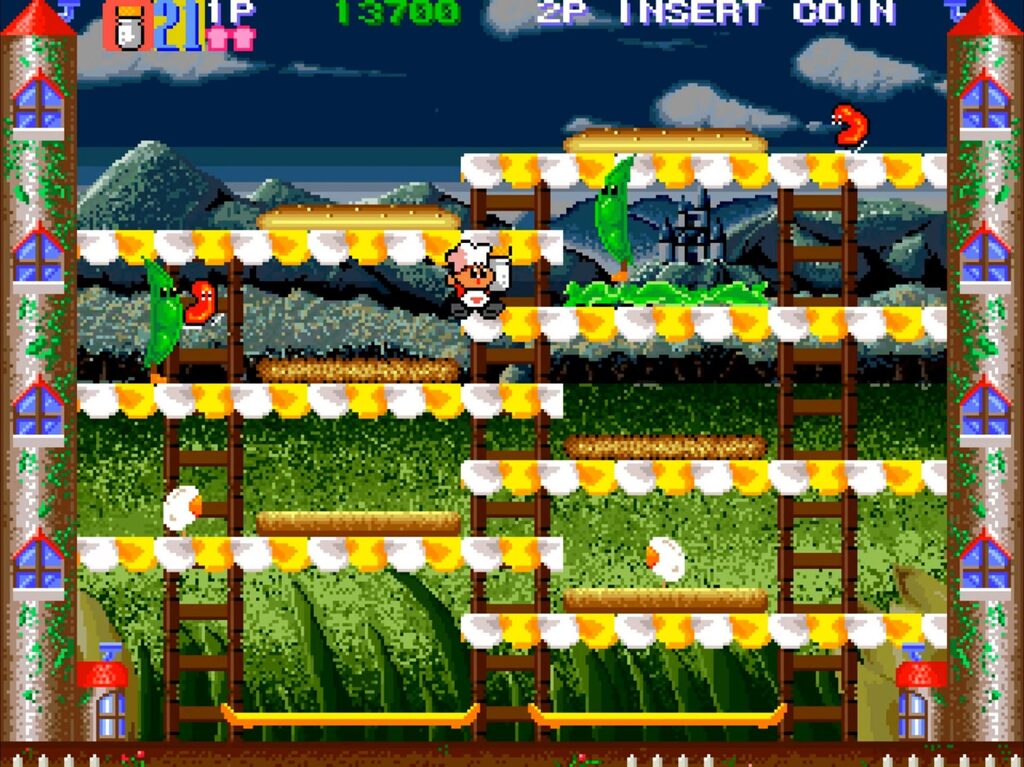 Burger Time Arcade - Retro Review and Video from RetroGamesNow