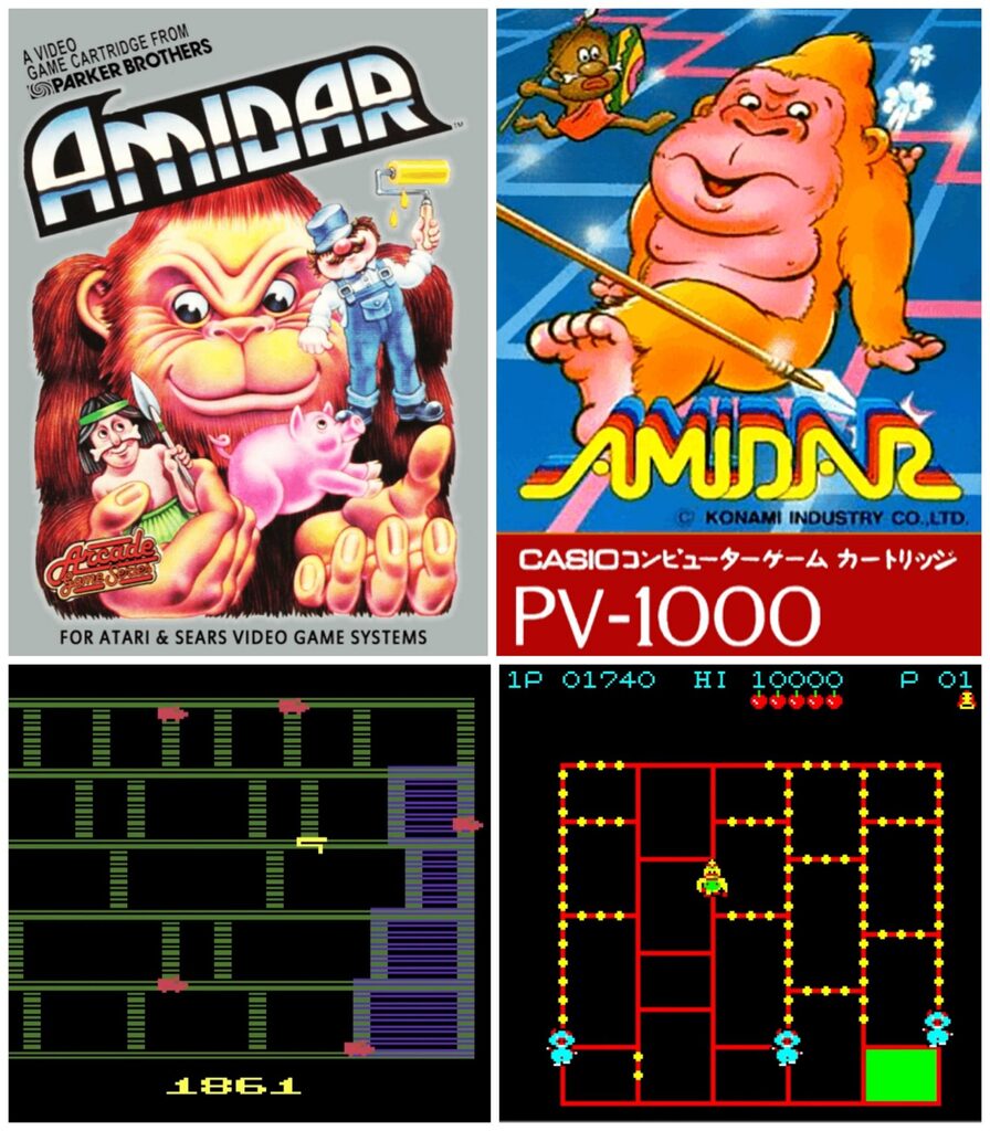 Amidar arcade game retro review