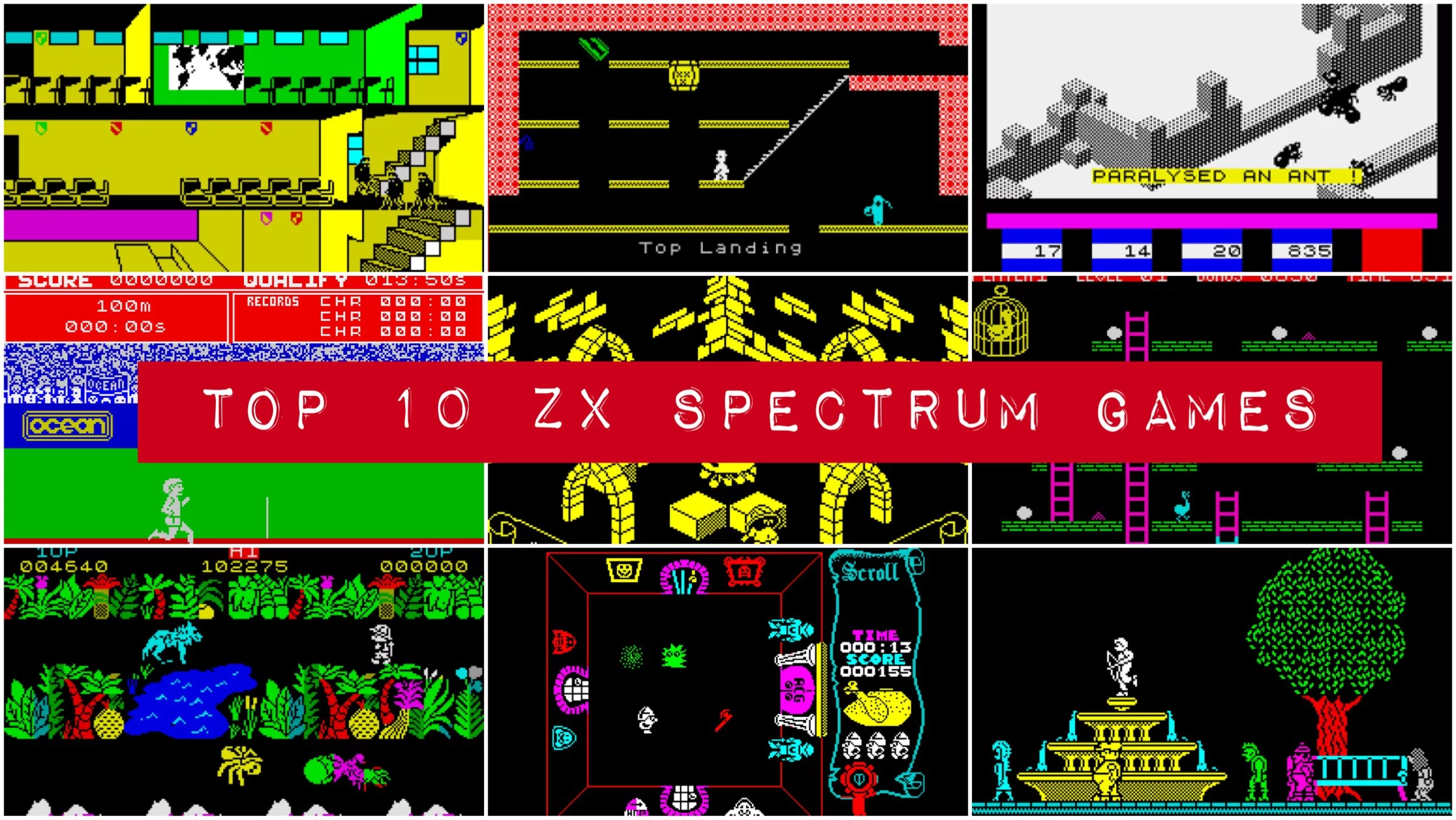 Top 10 Spectrum Games - The Best ZX Spectrum Games Ever!