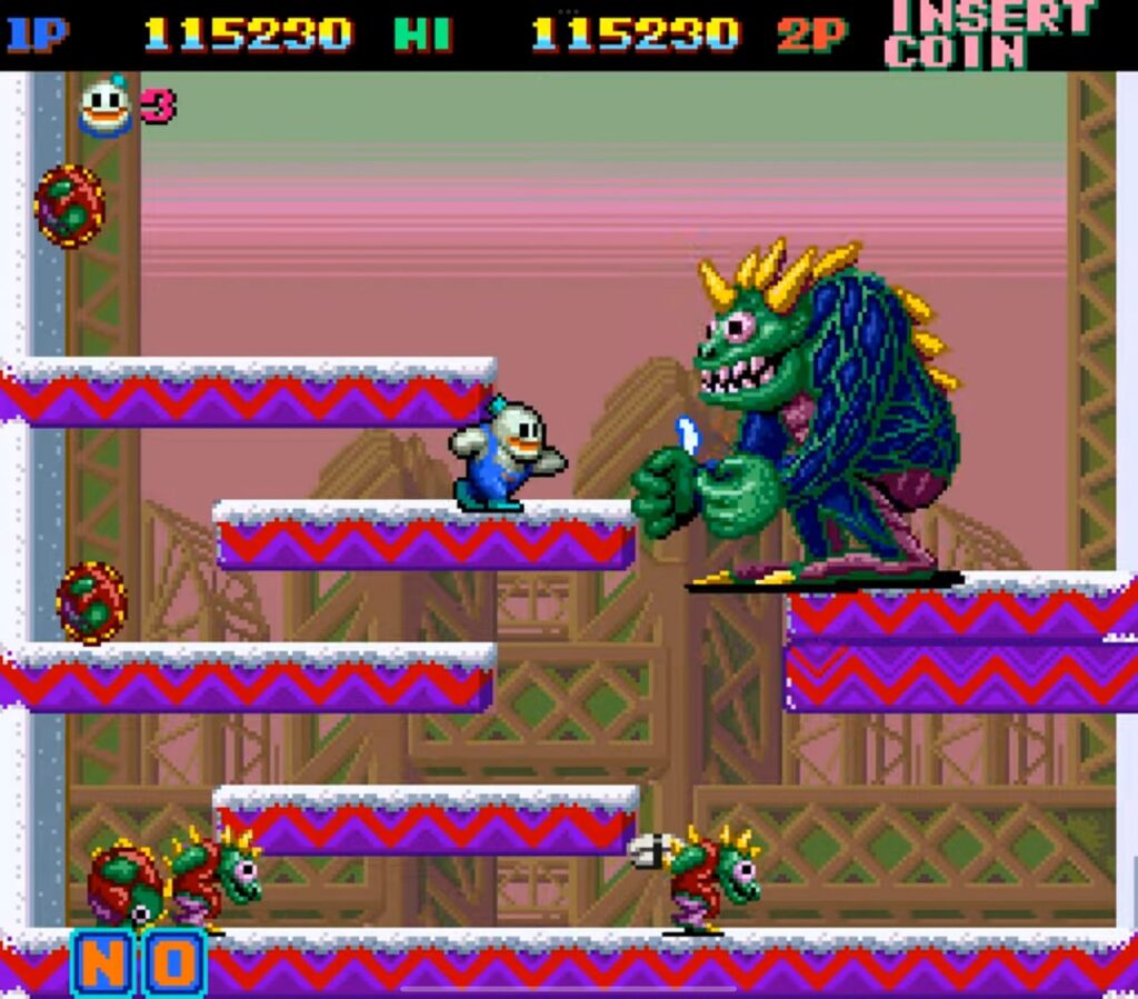 Snow Bros Nick & Tom - Retro Arcade Games Reviewed