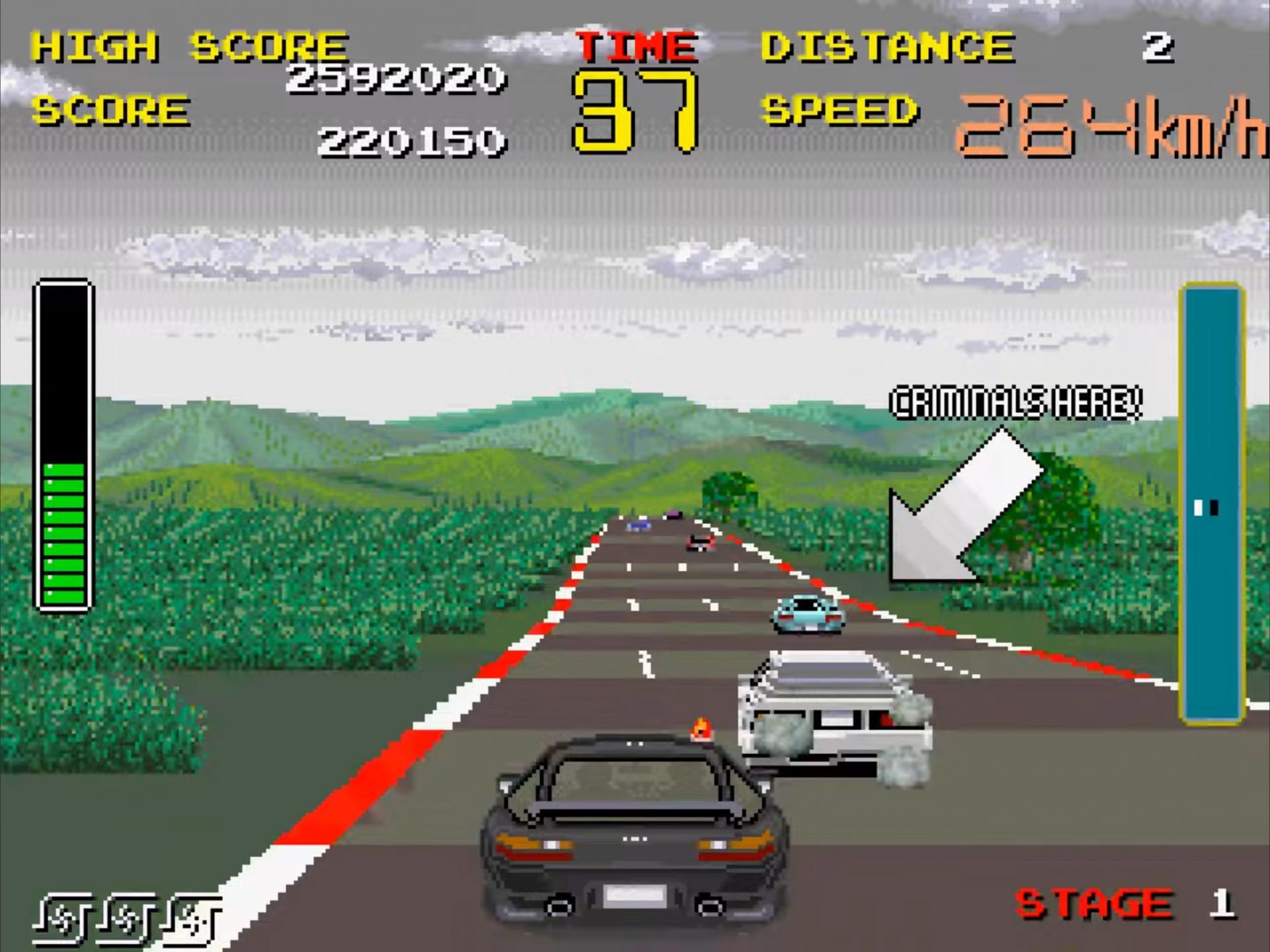 Chase HQ Arcade Game by Taito - Retro Games Now