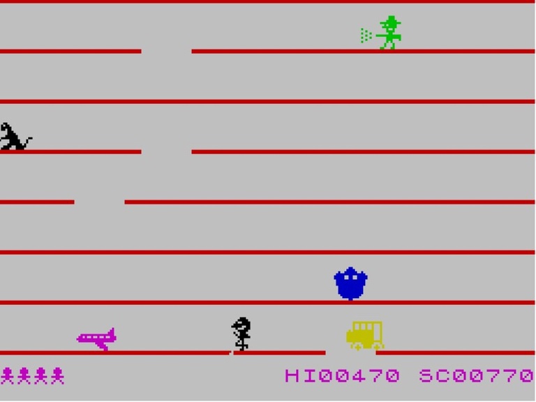 Atic Atac on the ZX Spectrum 48k