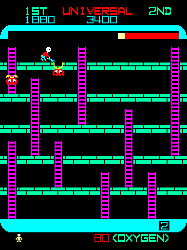 Space Panic Review: The First Platform Game: RetrogamesNow!